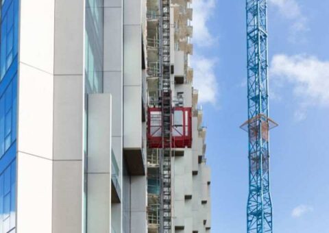 Passenger Lift for Construction Site in Dubai, UAE - Fuji