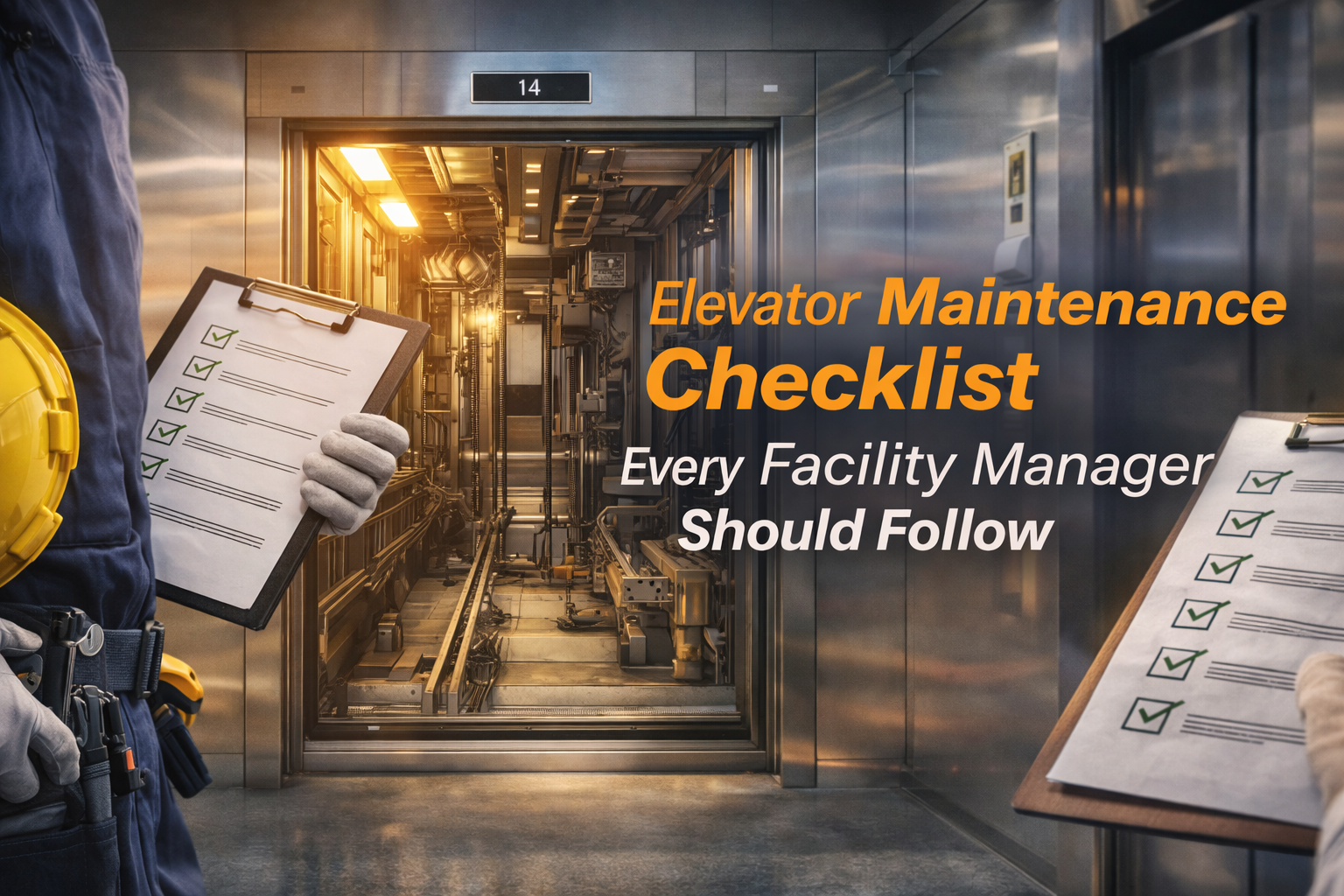Elevator Maintenance Checklist Every Facility Manager Should Follow ...